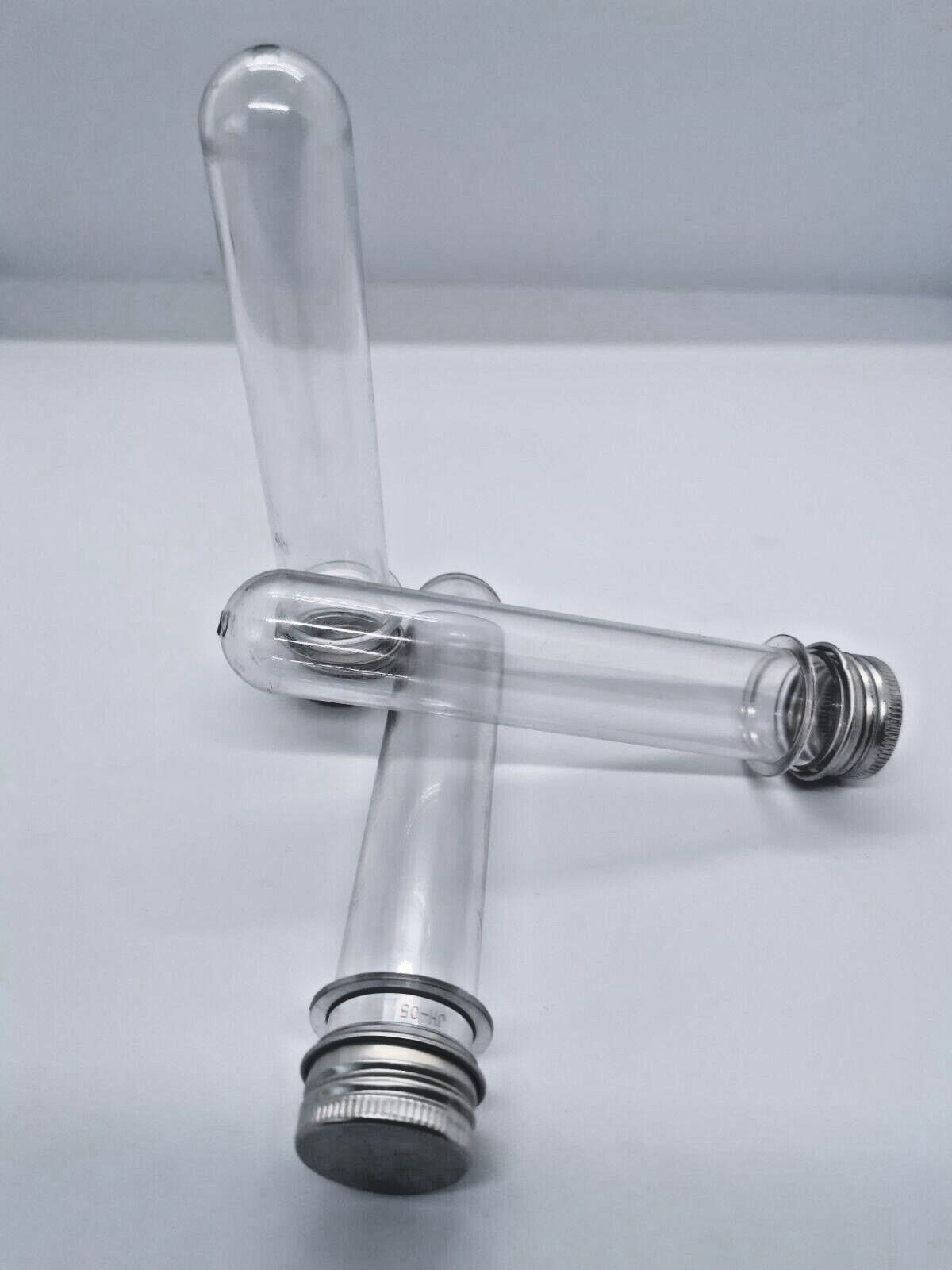 x3 Mini Plastic Bottles ,Slim Sample Bottles With Stoppers | eBay