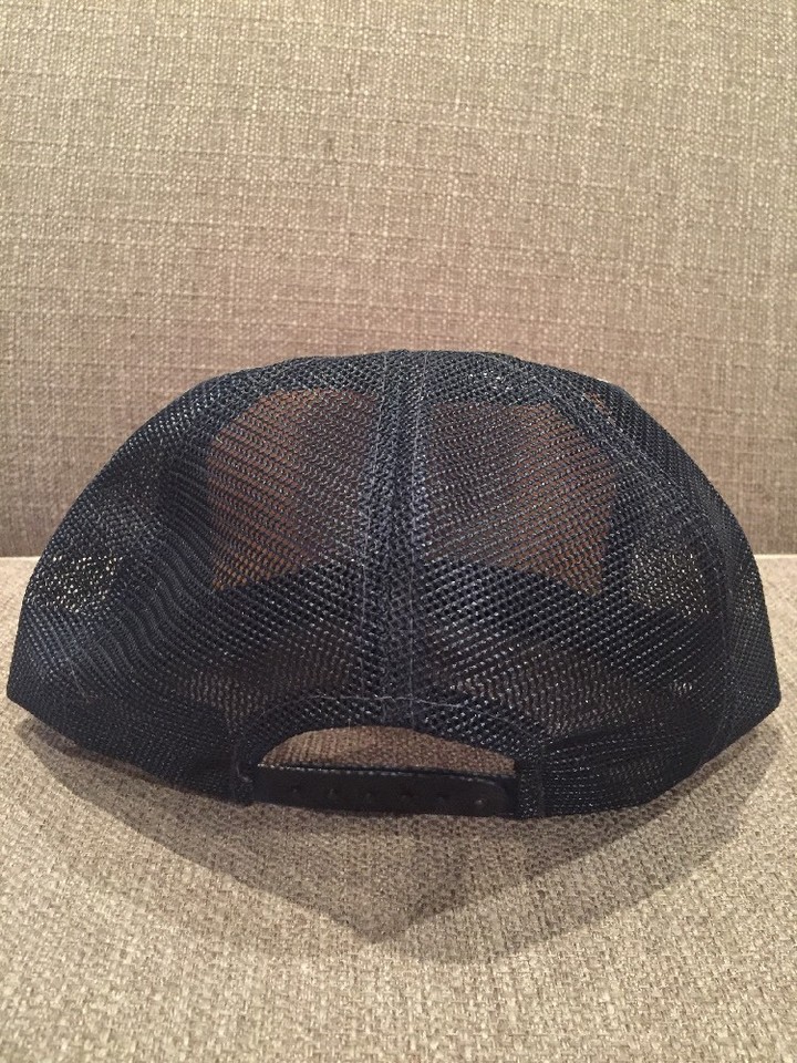 Vtg Calgary Police Association Trucker Hat Mesh Snapback White Blue ...