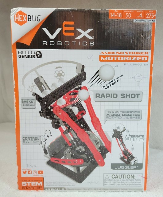 Hex Bug Vex Robotics Ambush Striker Motorized Rapid Shot 275 PC Build ...