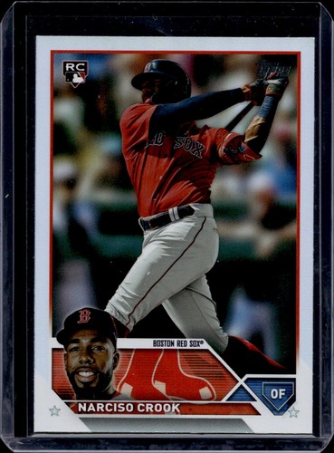 2023 Topps Update #US186 Narciso Crook Rainbow Foil Rookie Red Sox RC ...