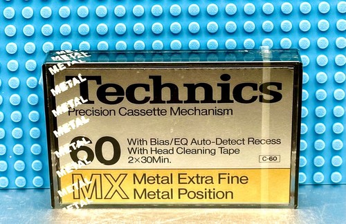 TECHNICS 60 MX METAL TYPE IV 1979 BLANK CASSETTE TAPE (1) (SEALED) | eBay