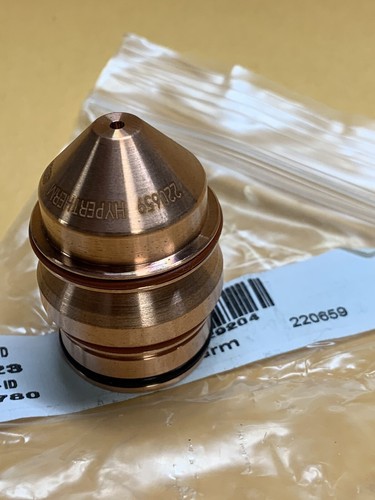 Hypertherm consumables, nozzle #220659, HPR, 200A, Ms Bevel, genuine US ...