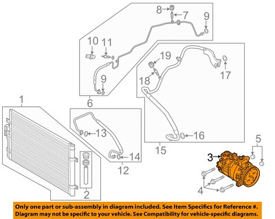 VW VOLKSWAGEN OEM 2018 Atlas 3.6L-V6-A/c Compressor 7N0816803E | eBay