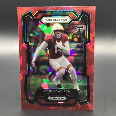 2024 Prizm Draft Picks Red Ice RC JOHNNY WILSON FSU FLORIDA STATE | eBay