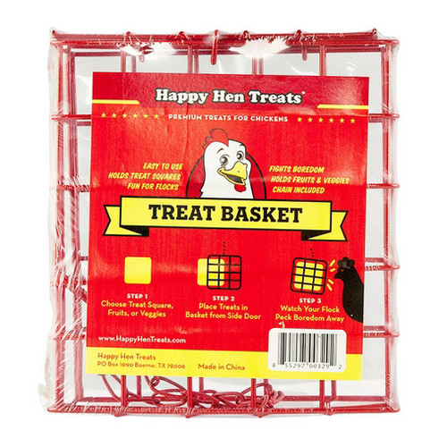 Poultry Treat Square Basket 1 Each by Happy Hen Treats 855297003292| eBay