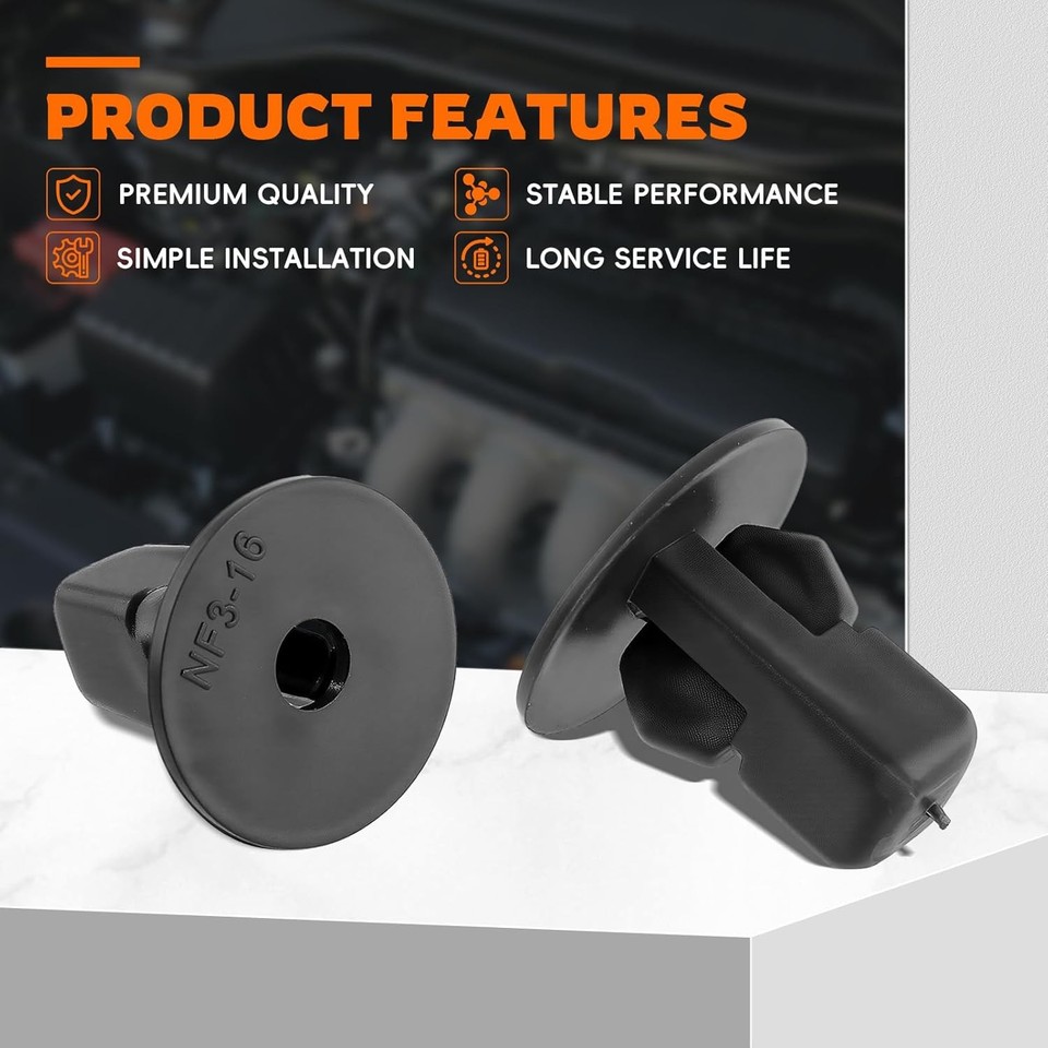 50x Fender Flare Moulding Clips Fits Toyota Tacoma Tundra 4Runner ...