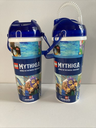 Legoland 2 X Mythica Refillable Cup Water Bottle With Handle | eBay UK
