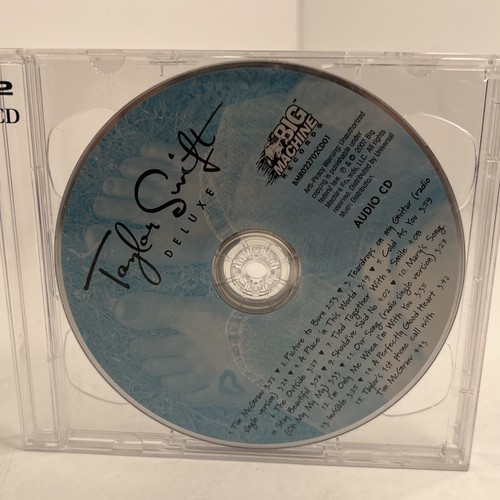 TAYLOR SWIFT / DELUXE Big Machine Records AUDIO CD & DVD Disc Only | eBay