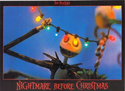 Tim Burton Burtons Nightmare Before Christmas Jack Skellington Postcard ...