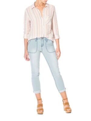 New With Tags Sanctuary Stripe Boyfriend Top | eBay