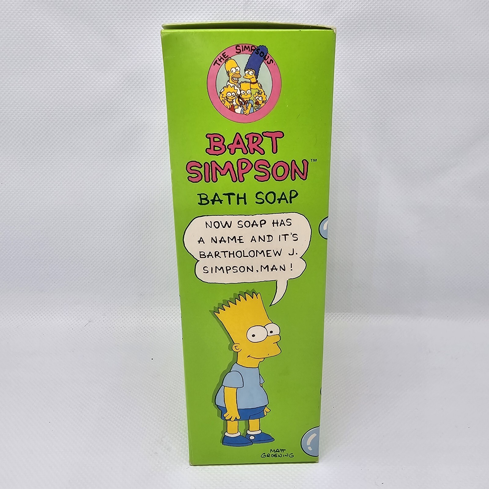 THE SIMPSONS VINTAGE 1990 BART SIMPSON WASH IT DUDE 3-D BATH SOAP | eBay
