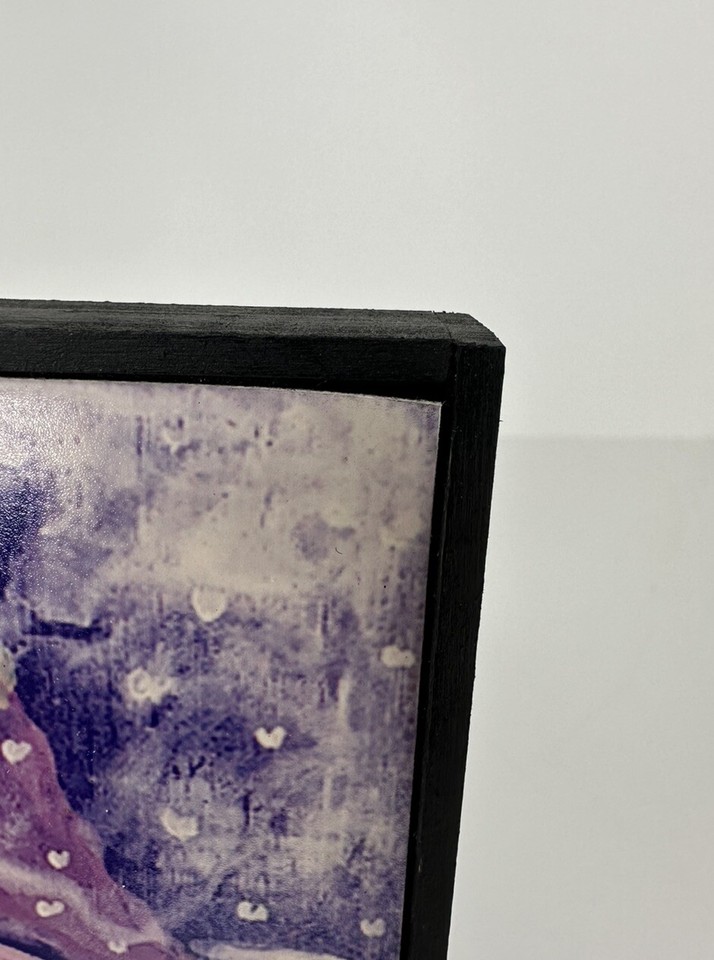 Nancy Thomas Art 1988 June Wedding Bride & Groom Heart 5in x 5in Wall ...