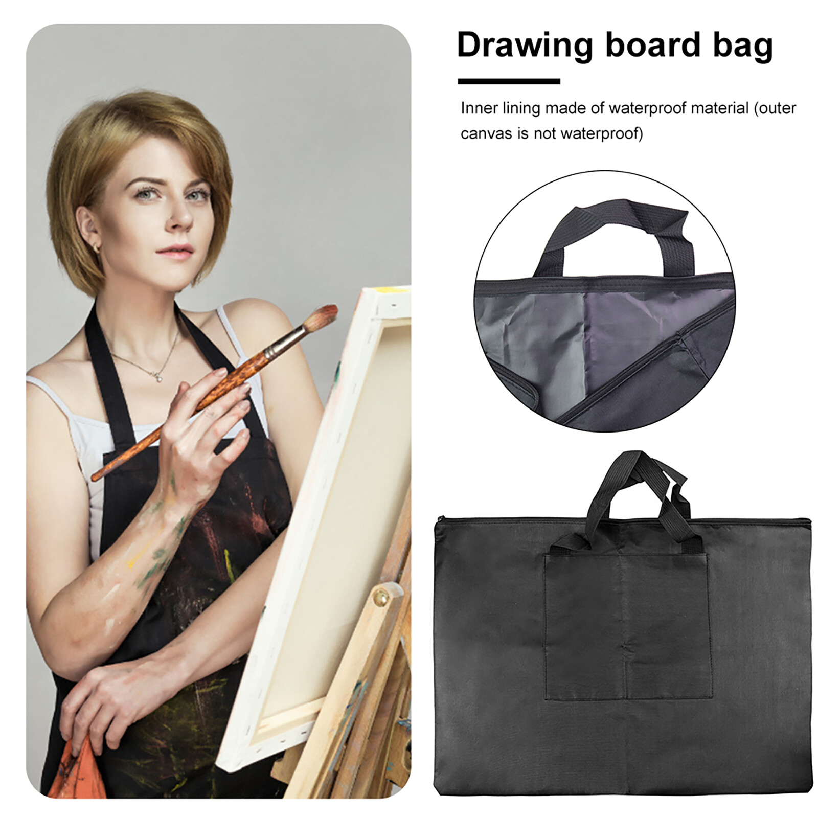 Painting Sketch Bag Nylon Drawing Painting Board Bag for Artist Student ...