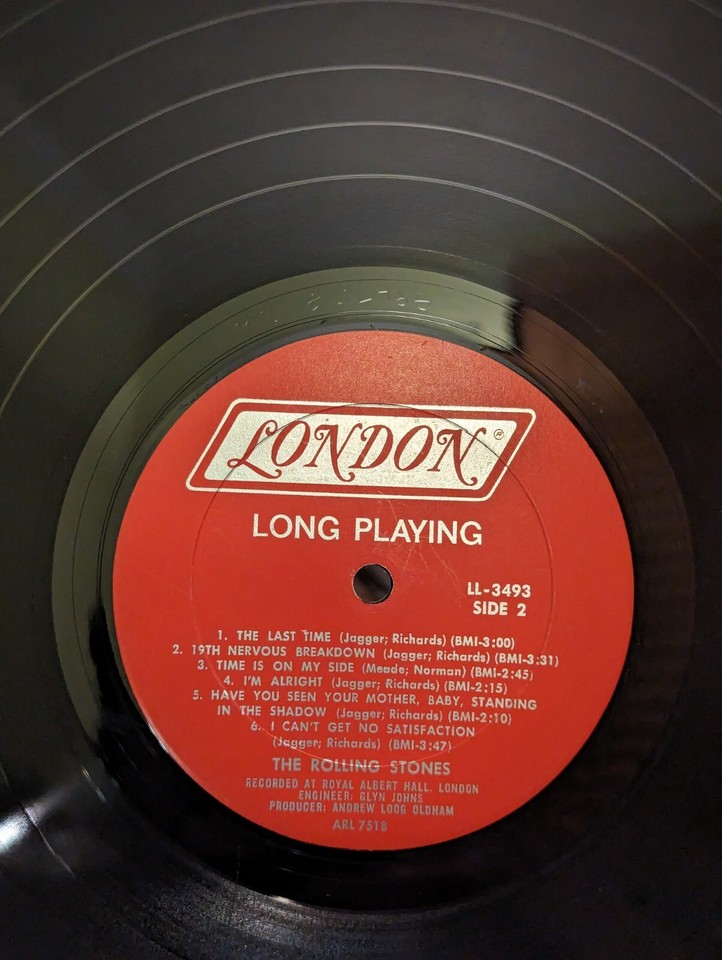 Rolling Stones GOT LIVE if YOU WANT IT! 1966 LL 3493 MONO VINYL London ...