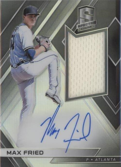2018 Panini Chronicles - Spectra Rookie Jersey Autographs Max Fried #RJA-MF (AU, MEM, RC) for ...