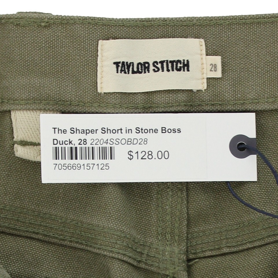 Taylor Stitch Shaper Shorts, Men's, Sand Boss Duck, 8 inch Inseam | eBay