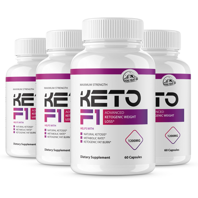 Keto F1 Pills Advanced Ketogenic Weight Loss - 4 Bottles 240 Capsules ...