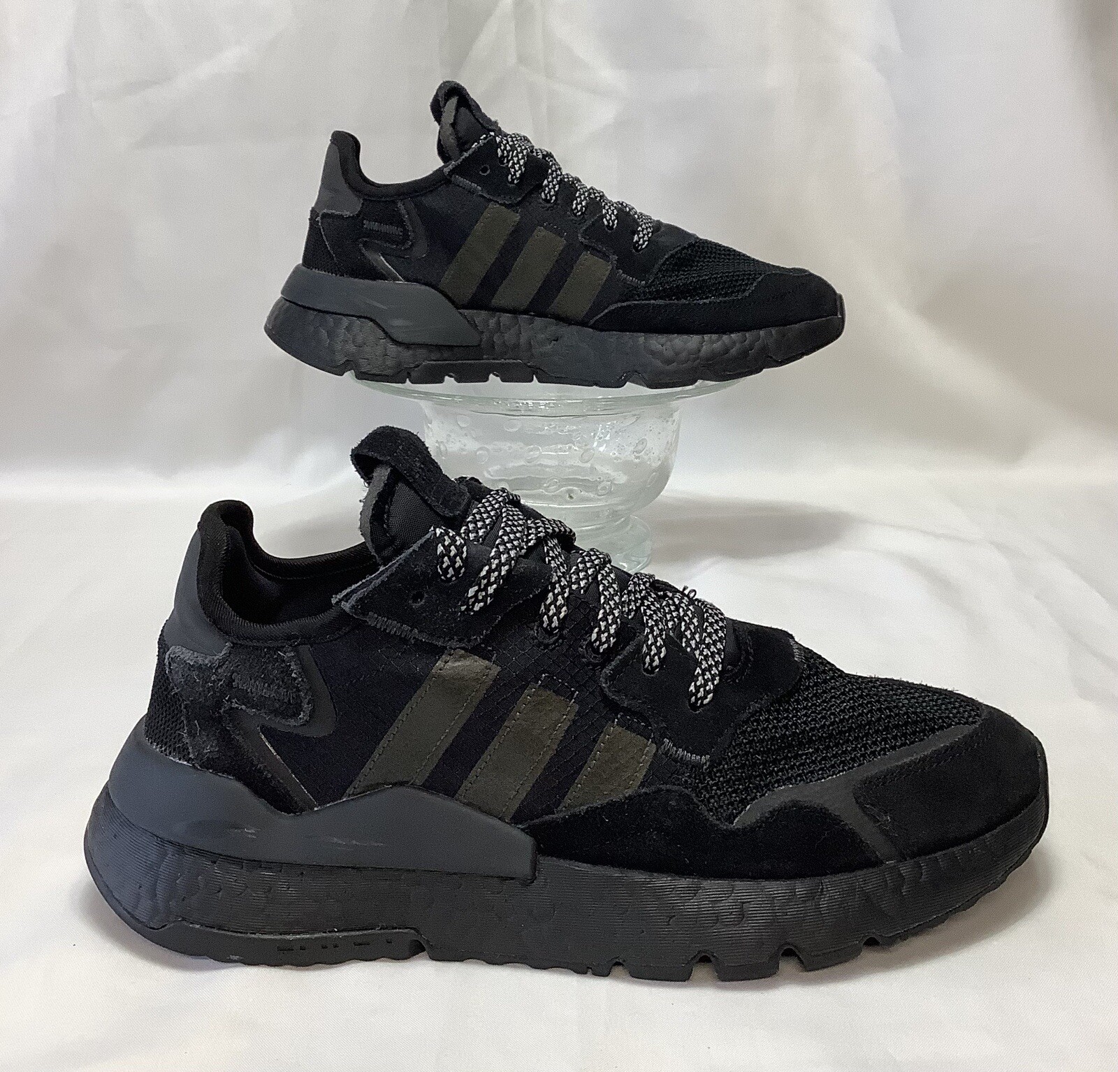 adidas NITE JOGGER BOOST Triple Black Running BD7954 … - Gem