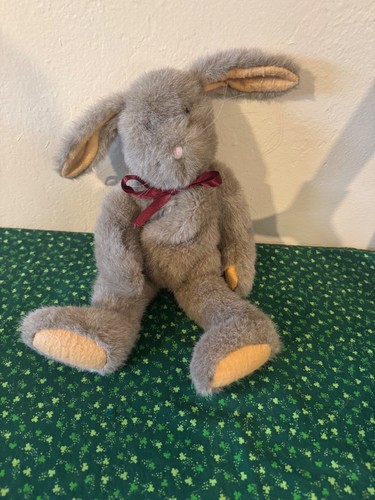Boyds Collection Jointed Plush Bunny Rabbit 1985-95 Stuffed Animal Toy ...