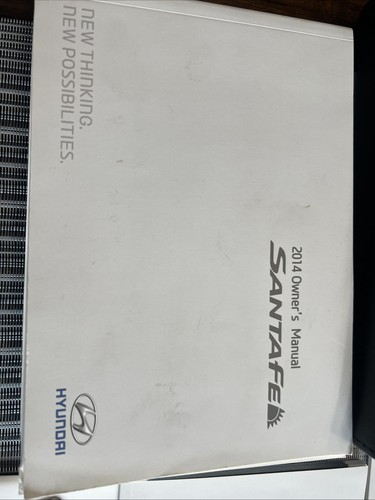 2014 Hyundai Santa Fe Owners Manual With Case OEM Free Shipping | eBay