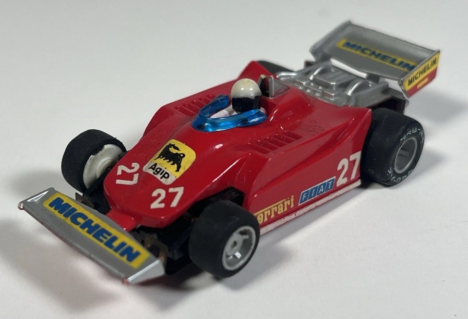 Tyco Ferrari Fiat F1 AGIP Michelin #27 HO Slot Car Magnum 440x2 Runs | eBay