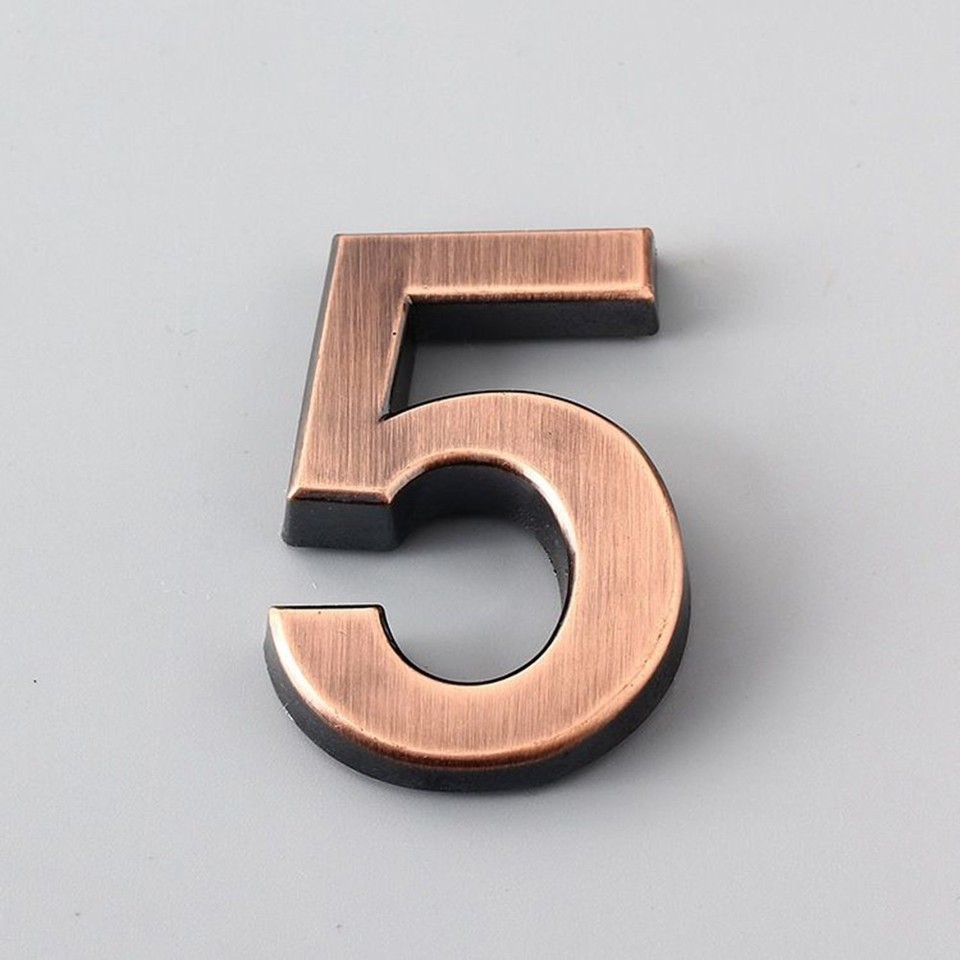 Outdoor 3D Number Sign for Houses and Businesses Crafted from ABS Resin ...