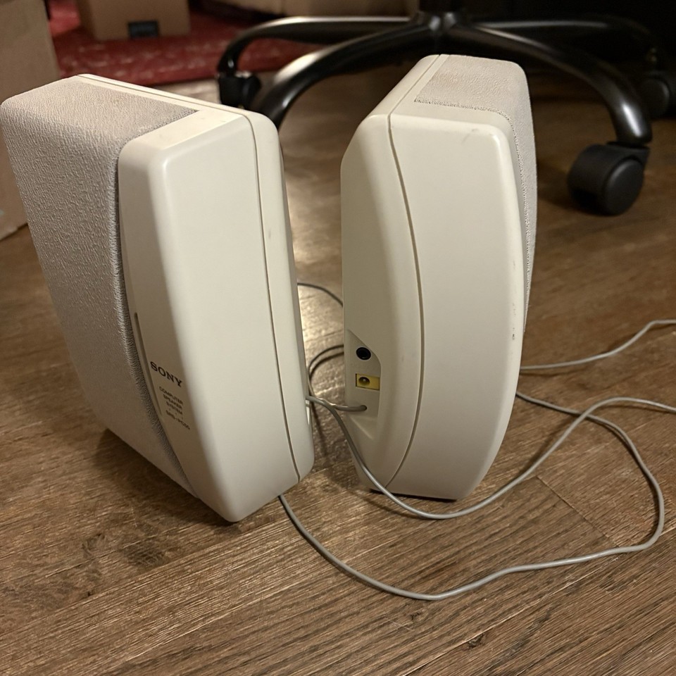 Sony SRS-PC50 Computer Speakers Vintage Audio System Portable Music ...