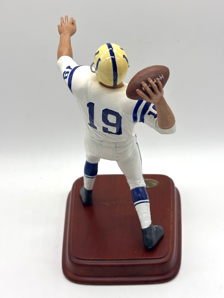Danbury Mint Johnny Unitas Baltimore Colts RARE NFL Football Figure ...