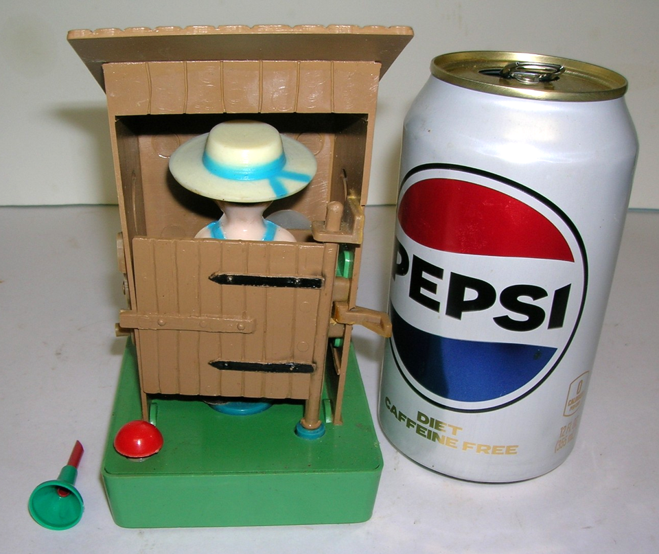 Vintage The Outhouse Novelty Toy Hong Kong 1950s Barware BRECHNER, Gag ...