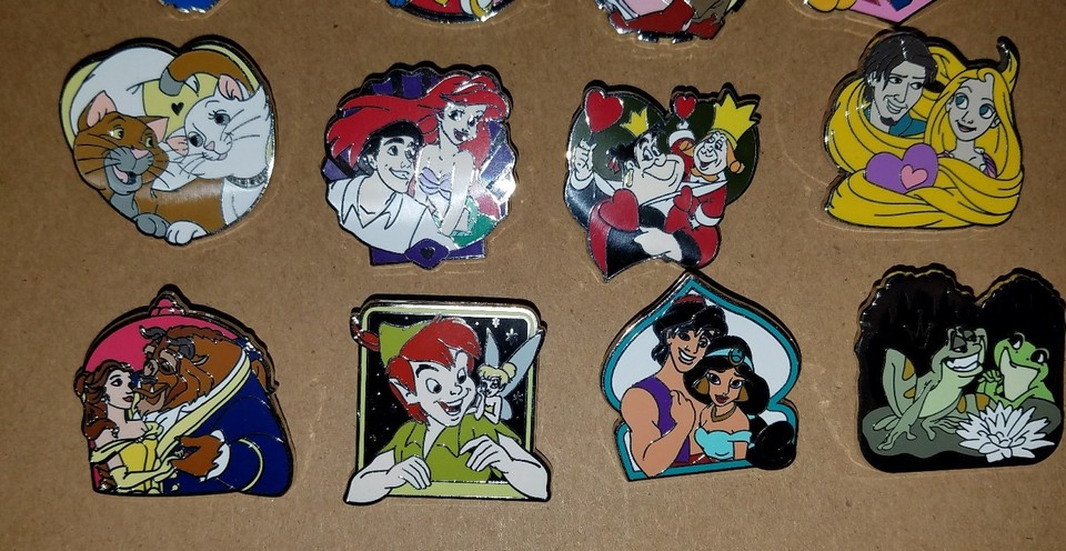 Disney Pins Couples Mystery Pack Series 16 Pin Complete Set AUTHENTIC ...