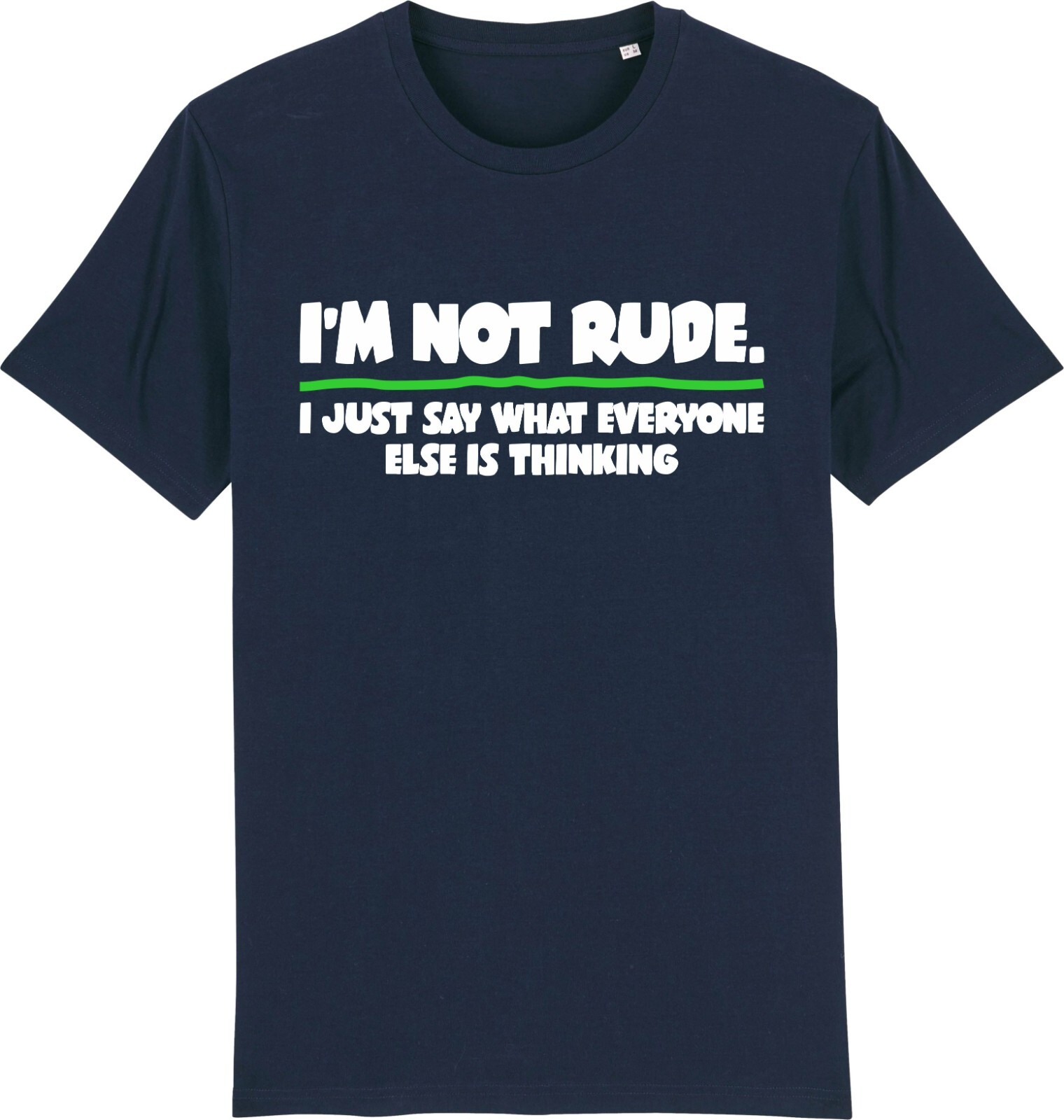 Men's I'M NOT RUDE T Shirt Top Funny Rude Sarcastic Joke Novelty | eBay UK