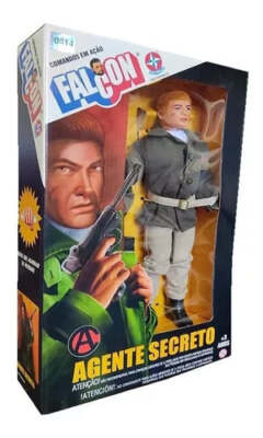 NIB Rare Estrela Falcon GI Joe Secret Agent Collectible Doll Comandos ...
