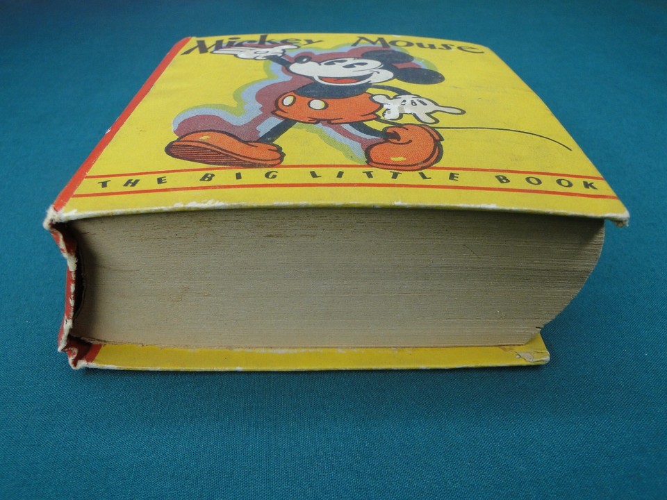 Mickey Mouse #717 Big Little Book 1933 Fat Mickey Higher Grade Hard to ...