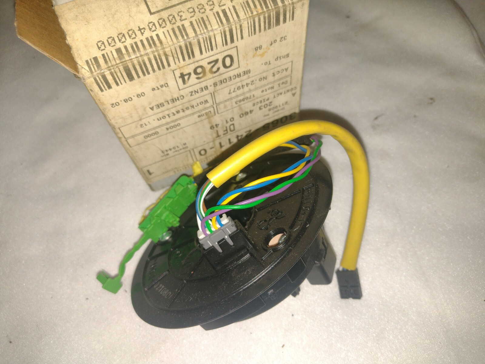 Mercedes-Benz C Class W203 Steering SQUIB Slip Ring 2034600149 for sale ...