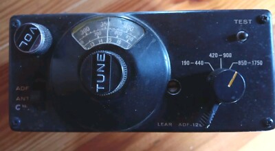 VINTAGE LEAR ADF-12E AIRCRAFT AIRPLANE NAVIGATION DIRECTION FINDER | eBay
