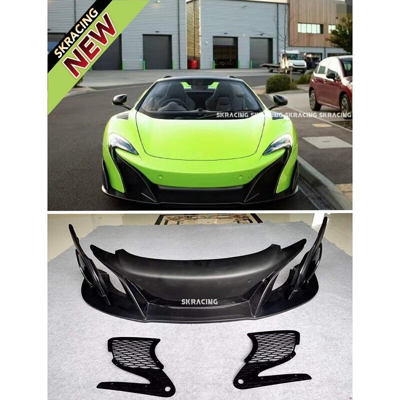 For McLaren MP4-12C 650S Upgradation 675LT Partial Carbon Body Front ...