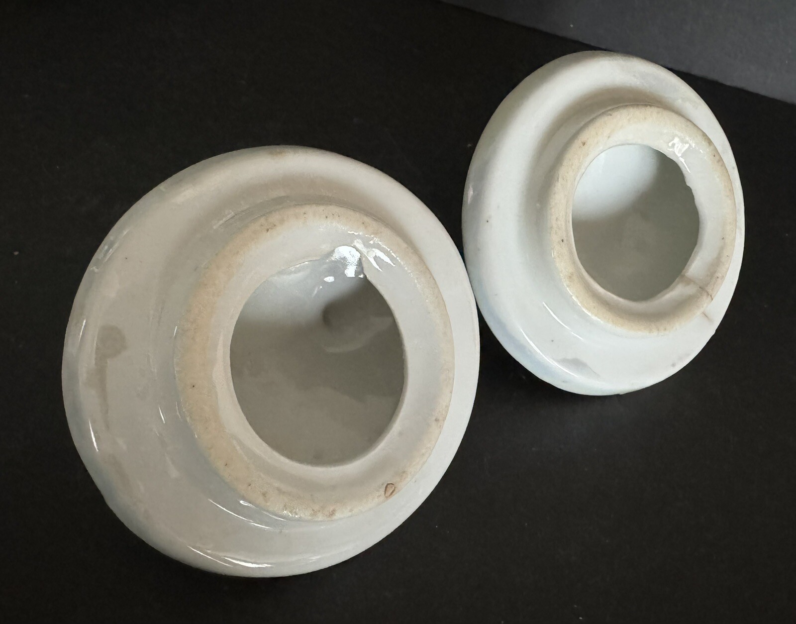 1920s White Block Germany, Porcelain Lusterware Rice & Oatmeal ~ 2 ...