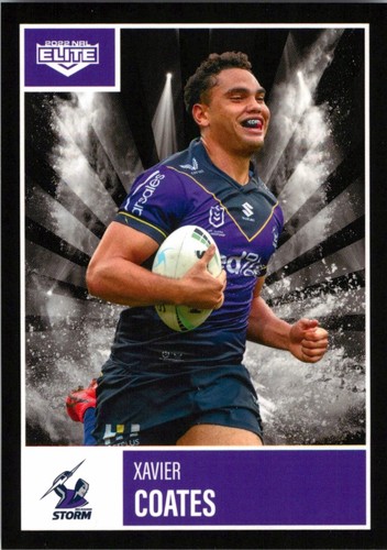 2022 MELBOURNE STORM NRL Card XAVIER COATES Elite | eBay Australia