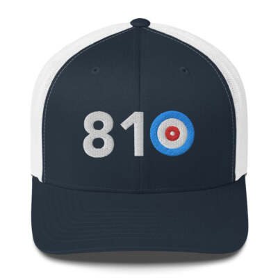 810 Area Code - Michigan Curling Club Trucker Cap | eBay