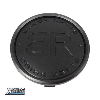 Black Rhino Solid Matte Black w/ Black Letters (C3682) Wheel Center Cap ...