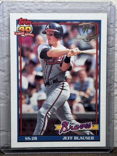 1991 Topps Operation Desert Shield #623 Jeff Blauser Atlanta Braves NM ...