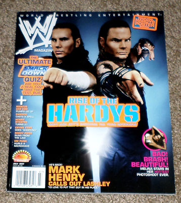 WWE MAGAZINE July 2007 MATT & JEFF HARDY Cover & Poster NO LABEL | eBay