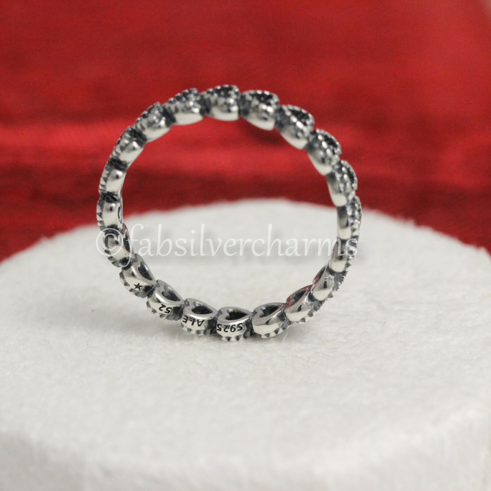 Authentic Pandora Ring Linked Love 190980 Multiple Sizes | eBay