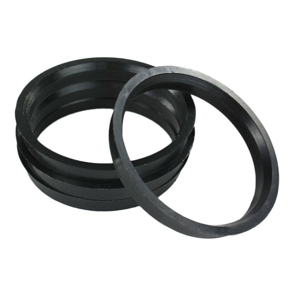 4 Hub Centric Rings Spigot Rings 72.5 mm to 63.4 mm Wheel bore rings ...