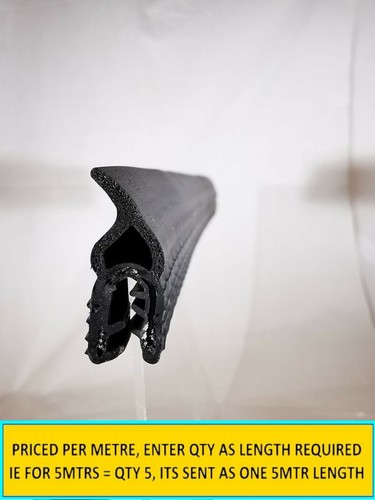 Small Vertical Leaf Fin Car BOOT SEAL Rubber EDGE TRIM - Van Boat Truck ...