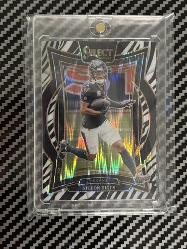 2024 Panini Select - Concourse Stefon Diggs #94 Zebra Shock Prizm | eBay