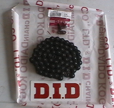 DID 428D PRIMARY CHAIN 428-70 LINK BLACK 1/2" x 5/16" BSA UPRIGHT ...