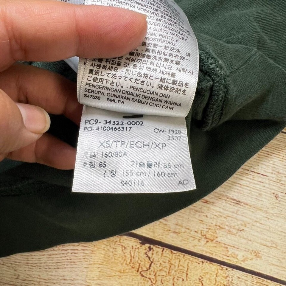 Levi's Green Crewneck Sweatshirt XS Vintage Wash San Francisco Long ...