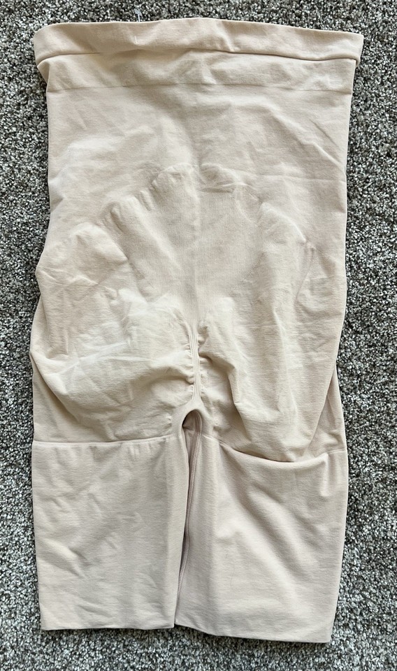 Spanx Shapewear Womens Mid Thigh Beige Size 2XL Gently Used) | eBay