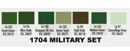 BAD-1704 Badger Modelflex Paint Military Colors Set (7 colors) | eBay